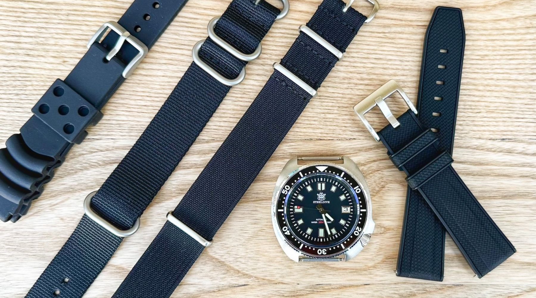 Rubber, NATO or Metal? The Best Dive Watch Straps Explained – The ...