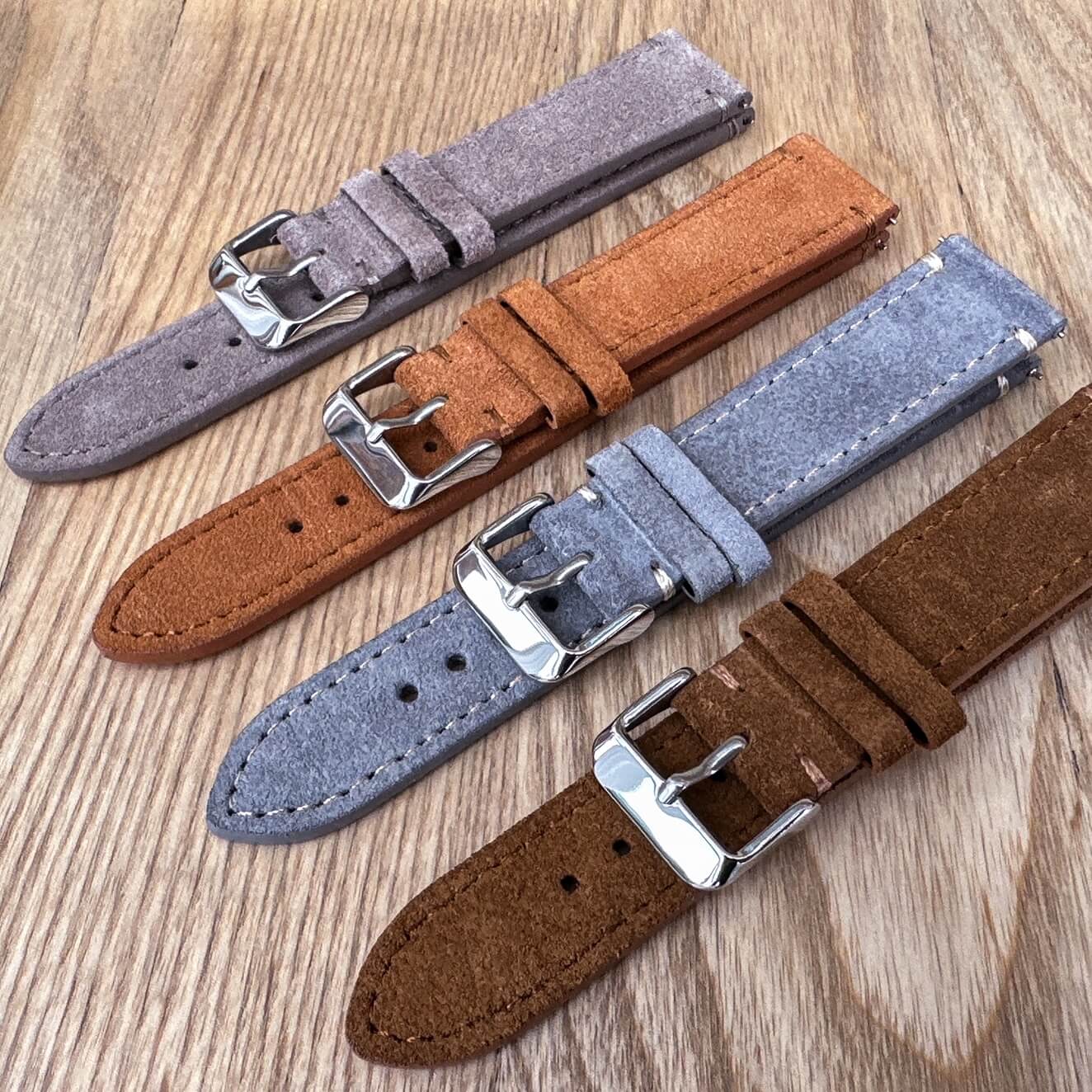 Suede Watch Straps: Luxury Leather Watch Bands, Free UK P&P – The ...