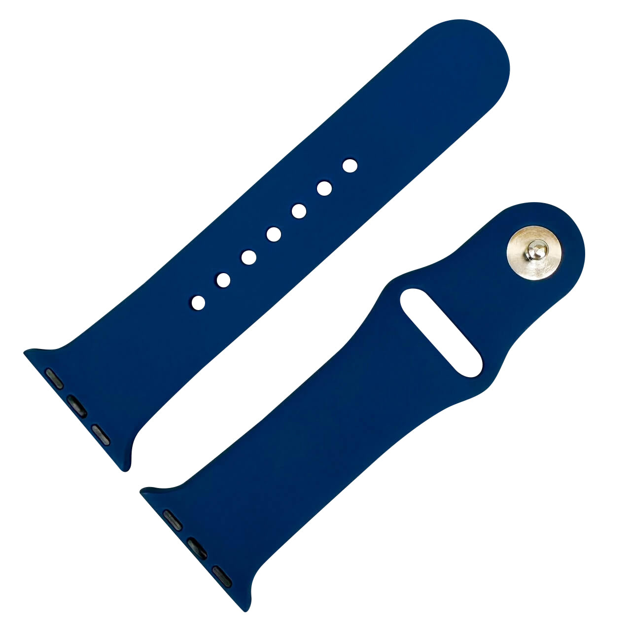Classic Silicone Strap For Apple Watch - Ocean Blue – The Thrifty Gentleman