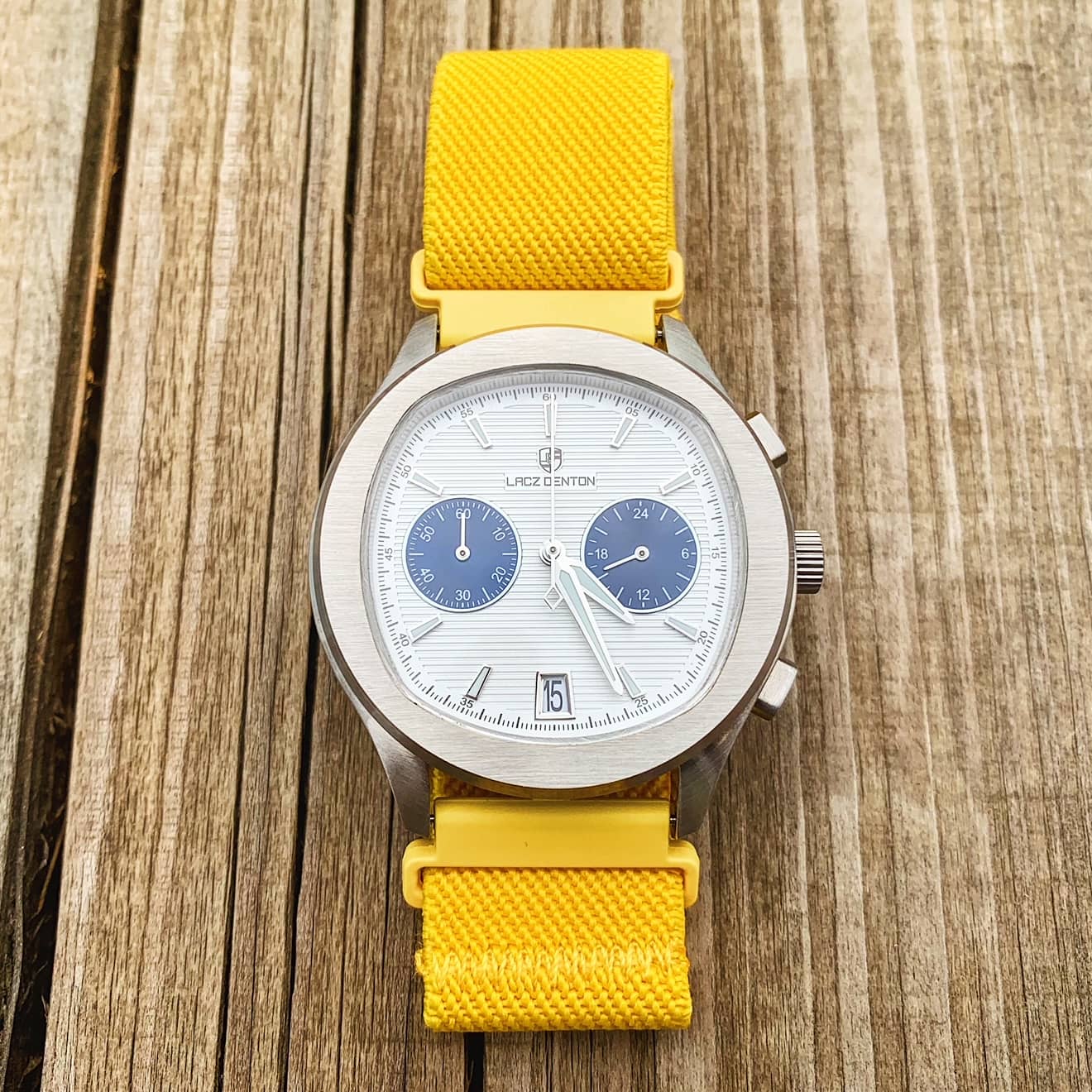 Elastic Solo Loop Quick Release Watch Strap - Yellow