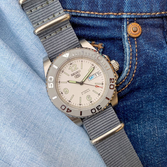 NATO G10 Watch Strap - Grey | Military Watch Bands