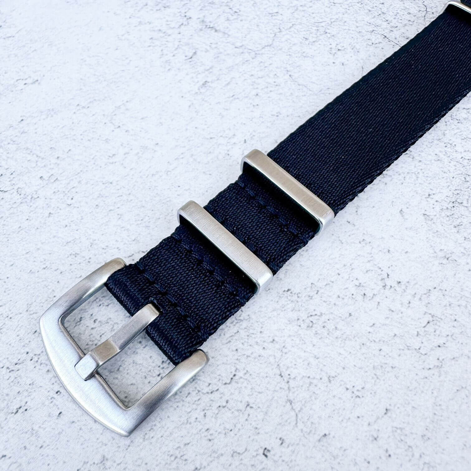 Seatbelt NATO Watch Strap - Black | Military Watch Bands
