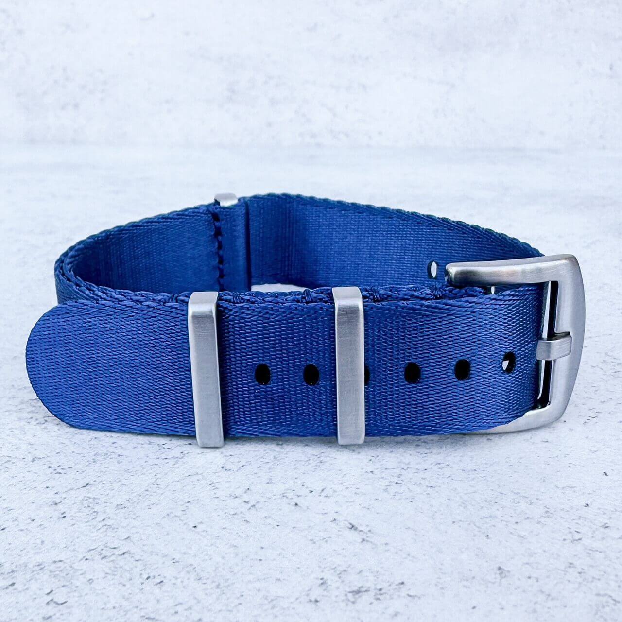 Seatbelt NATO Watch Strap - Blue | Military Watch Bands