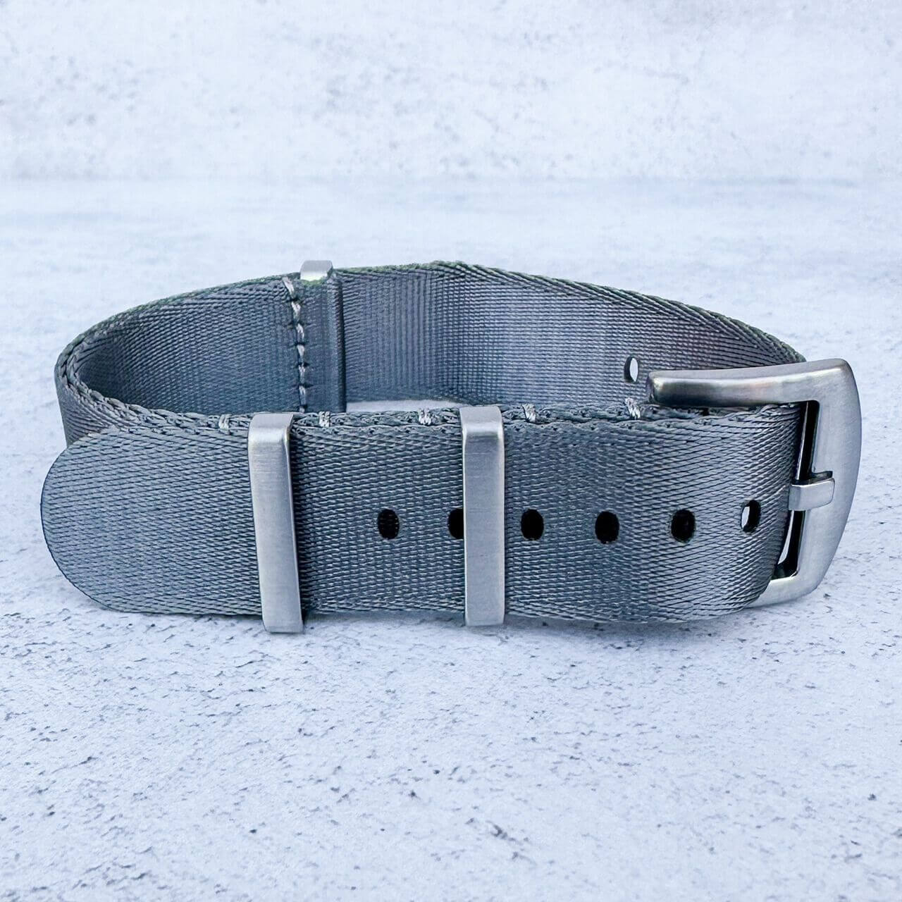 Seatbelt NATO Watch Strap - Grey | Military Watch Bands