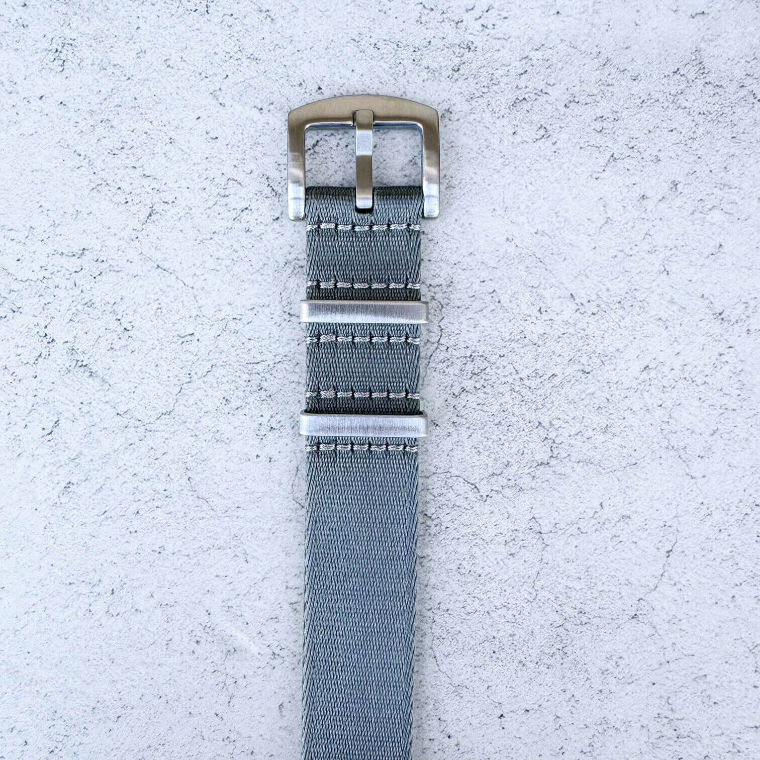 Seatbelt NATO Watch Strap - Grey | Military Watch Bands