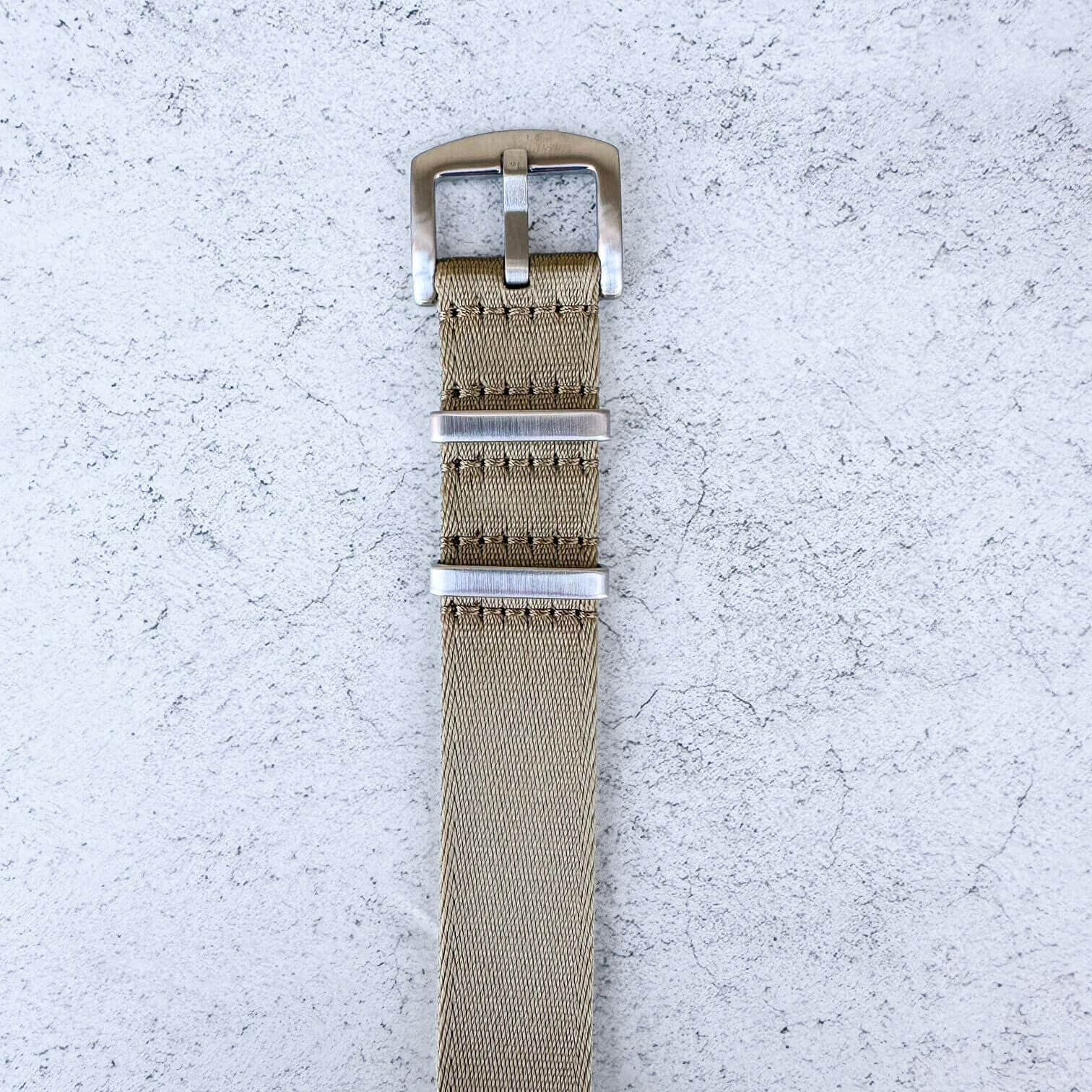 Seatbelt NATO Watch Strap - Khaki | Military Watch Bands