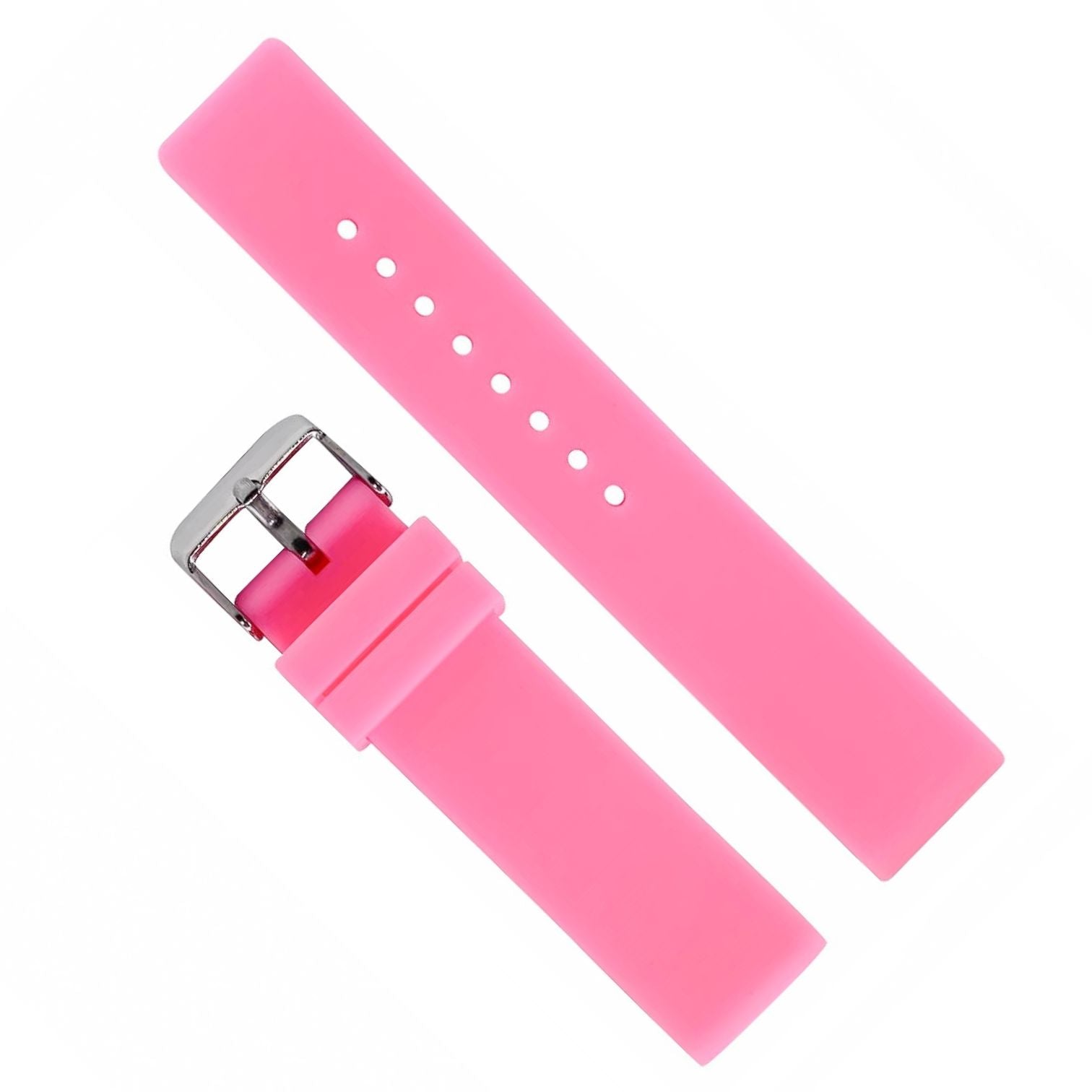Soft Silicone Watch Strap - Pink | Sports Band